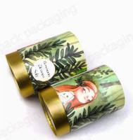 China Food Grade Cardboard Paper Cylinder Packaging Offset Printing for sale