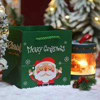 China Recyclable Cardboard Christmas Eve Box Cuboid Shape For T Shirt Gift for sale