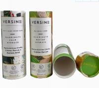 China Round Kraft Paper Cardboard Tea Boxes Cardboard Tube Box For Food Tea Leaves for sale