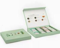 China Portable Paper Tea Boxes 4C UV Lamination Embossing Surface Finish for sale