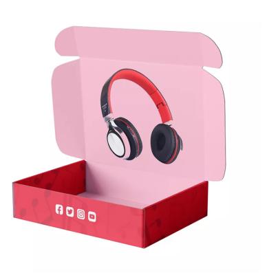 China Paperboard Electronics Packing Boxes Recycled Earphone Box Packaging FSC for sale
