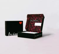 China Folding Clothes Packaging Box Varnishing Paperboard Packaging Paper Boxes for sale