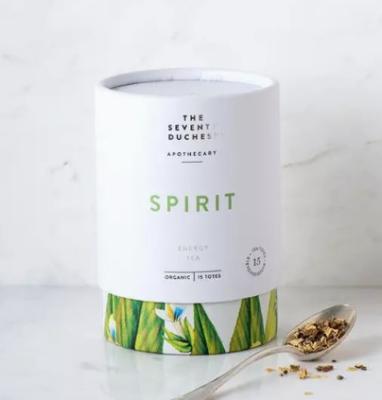 China Food Grade Recycled Cardboard Tea Boxes Cylinder Coffee Packaging Box for sale