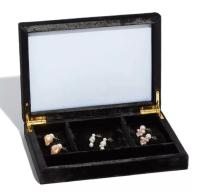 China Velvet Jewelry Packaging Box Wooden Luxury Jewelry Trinket Box BSCI for sale