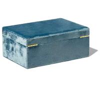 China Velvet Jewelry Packaging Box Wooden Luxury Jewelry Trinket Box BSCI for sale