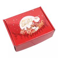 China Advent Calendar Christmas Cardboard Gift Boxes Embossing Printing for sale