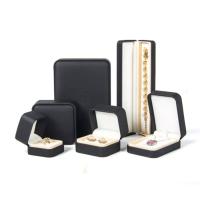China Private Label PU Velvet Necklace Gift Box , Luxury Jewelry Packaging Gift Box for sale