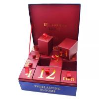 China CMYK / Pantone Paperboard Christmas Calendar Gift Box For Cookies Candy for sale