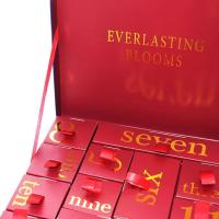 China CMYK / Pantone Paperboard Christmas Calendar Gift Box For Cookies Candy for sale