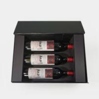 China Coating Printing Wine Bottle Gift Boxes Recyclable Wine Cardboard Packaging for sale