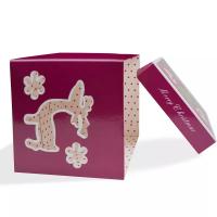 China CMYK Offset Printing Christmas Cardboard Gift Boxes 6 X 3.5 X 3.5 Inches for sale