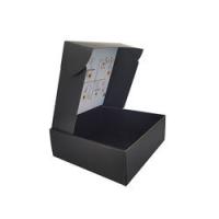 China E Flute Customized Food Packaging Box Deboss CMYK Cardboard Mailing Box for sale
