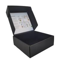 China E Flute Customized Food Packaging Box Deboss CMYK Cardboard Mailing Box for sale
