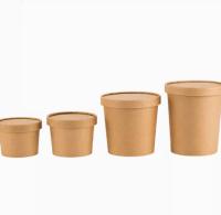 China Disposable Kraft Paper Packaging Box Flexo Greaseproof Take Away Lunch Box for sale