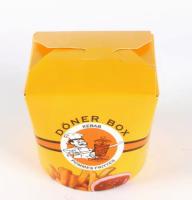 China Noodle Kebab Customized Food Packaging Box CMYK Takeout Food Boxes Disposable for sale