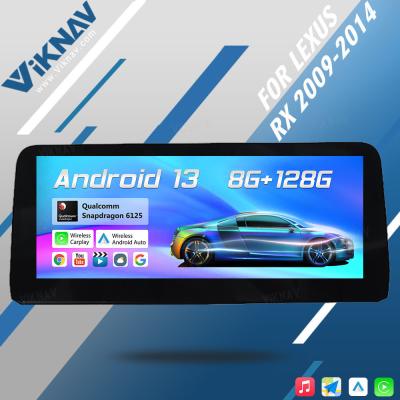 China Lexus RX 2009-2014 12.3 Inch Touchscreen Car Stereo with 8GB RAM 128GB Storage and Wireless CarPlay for sale