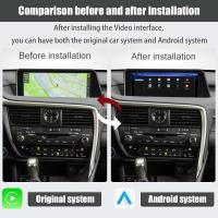 China 2016-2019 Lexus RX Android Head Unit with 12.3-inch 1920x1200 Display, 8GB RAM, 128GB Storage, 4G LTE, Wireless CarPlay & Android Auto for sale