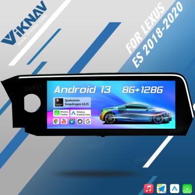 China 12.3-inch Android Car Radio for Lexus ES 2018-2020 with 8GB RAM 128GB Storage Wireless CarPlay for sale