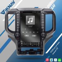 China VIKNAV 13.6 Inch Android Car Radio for Dodge Ram 1500 2019-2024 with 4GB RAM 64GB ROM Wireless CarPlay for sale