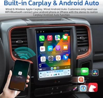 China VIKNAV 10.4 Inch Wireless Car Radio for Dodge Ram 2013-2018 | Android 11, 1920×1200 Display, 4GB RAM for sale
