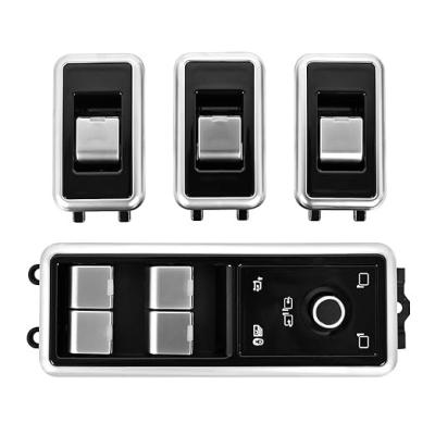 China VIKNAV LCD Window Control Switch for Range Rover L405 L494 Discovery 5 2013-2018 Black Silver ABS for sale