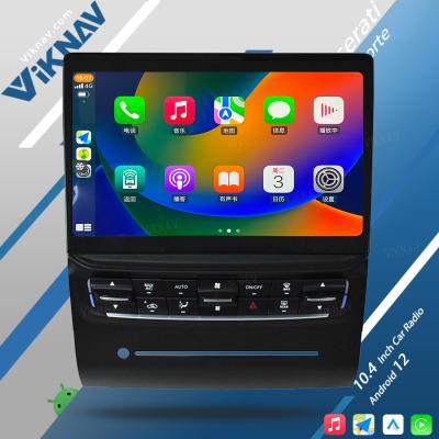 China 10.4-inch Android Car Stereo with Wireless CarPlay for Maserati Quattroporte 2013-2017 | 6GB RAM 128GB Storage for sale