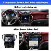 China 12.1 Inch Android CarPlay Head Unit for Maserati GBL 2014-2016 | 4GB RAM 64GB ROM IPS Display for sale