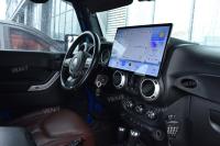 China 15-inch Android GPS Navigation System for Jeep Wrangler 2011-2017 with 8GB RAM 128GB ROM for sale