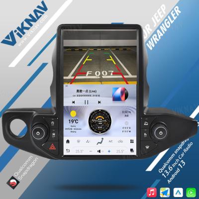 China Tesla Style Jeep Wrangler Radio Upgrade 2018-2021 with 13.6