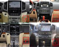 China Toyota Land Cruiser LC200 2016-2020 Android Head Unit with 12.3-inch Screen and 8GB RAM 128GB Storage for sale