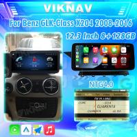 China 12.3-inch Android Head Unit for Mercedes GLK X204 2008-2016 with 8GB RAM 128GB ROM and Wireless CarPlay for sale