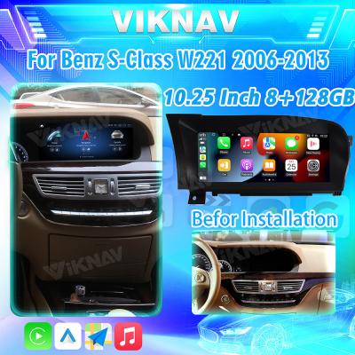 China Mercedes Benz S-Class W221 Android Multimedia Head Unit 10.25