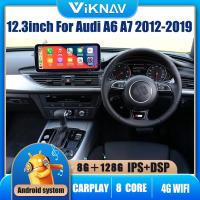 China 12.3-inch 1920x720 Android Head Unit for Audi A6 A6L A7 2012-2019 with 8GB RAM 128GB Storage for sale