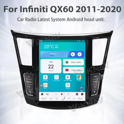 China 12.3 Inch Infiniti QX60 JX35 Android Head Unit with 8GB RAM 128GB Storage and Wireless CarPlay 2011-2020 for sale