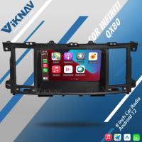 China 8 Inch Android Head Unit for Infiniti QX80 2013-2020 with 8GB RAM 128GB Storage and Wireless CarPlay for sale