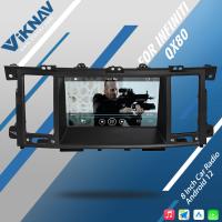 China 8 Inch Android Head Unit for Infiniti QX80 2013-2020 with 8GB RAM 128GB Storage and Wireless CarPlay for sale