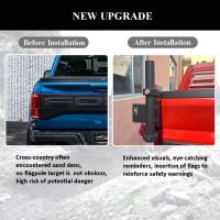 China Viknav Aluminum Alloy Truck Bed Flag Pole Holder for Ford F150 2017-2020 2022 - No Drilling Required for sale