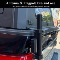 China Viknav Aluminum Alloy Truck Bed Flag Pole Holder for Ford F150 2017-2020 2022 - No Drilling Required for sale