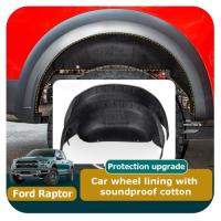 China Viknav Wheel Well Liners for 2021-2024 Ford F150 Raptor - Rear Guards with Sound Insulation for sale