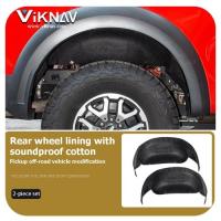 China Viknav Wheel Well Liners for 2021-2024 Ford F150 Raptor - Rear Guards with Sound Insulation for sale