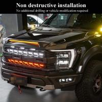China Viknav MP Concepts Fender Flares for 2021-2024 Ford Raptor F150 with Integrated LED Lights - ABS Plastic Construction for sale