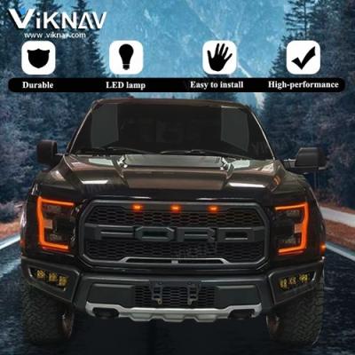 China Viknav Front Bumper Fog Lamp Mount Bracket & Cube Replacement Kit for Ford F150 Raptor 3rd Gen for sale