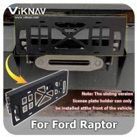 China Viknav Folding Front License Plate Bracket for Ford Raptor F150 2017-2020 for sale