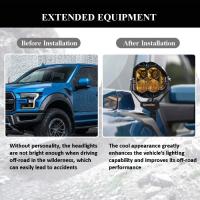 China Viknav Ford Raptor F150 2021-2024 Fender AP Light Mount Side Marker LED Work Light Pod Bracket Kit for sale