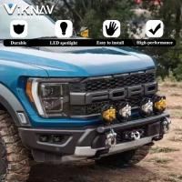 China Viknav Ford Raptor F150 2021-2024 Fender AP Light Mount Side Marker LED Work Light Pod Bracket Kit for sale