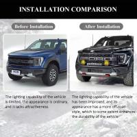 China Viknav for F150 Ford Raptor Custom 2021-2024  Front Bumper Light Bracket Mount Access for sale