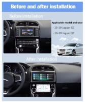 China 10-Inch LCD Climate Control Panel for Jaguar XE XF 2015-2020 Models with IPS Touch Screen and Voice Control for sale