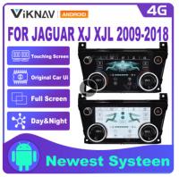China Android10 LCD Car air conditioner Climate Control Unit Panel For Jaguar XJ XJL 2009-2018 for sale