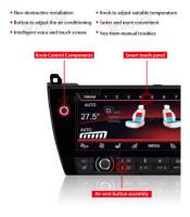China BMW 5 Series F10 F11 F07 F18 M5 2011-2017 AC Control Panel Multimedia Player for sale