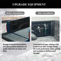 China Viknav Ford Raptor F150 Truck Compartment Storage Board - Side Tool Organizer Expansion Panel for Pickup Trucks for sale